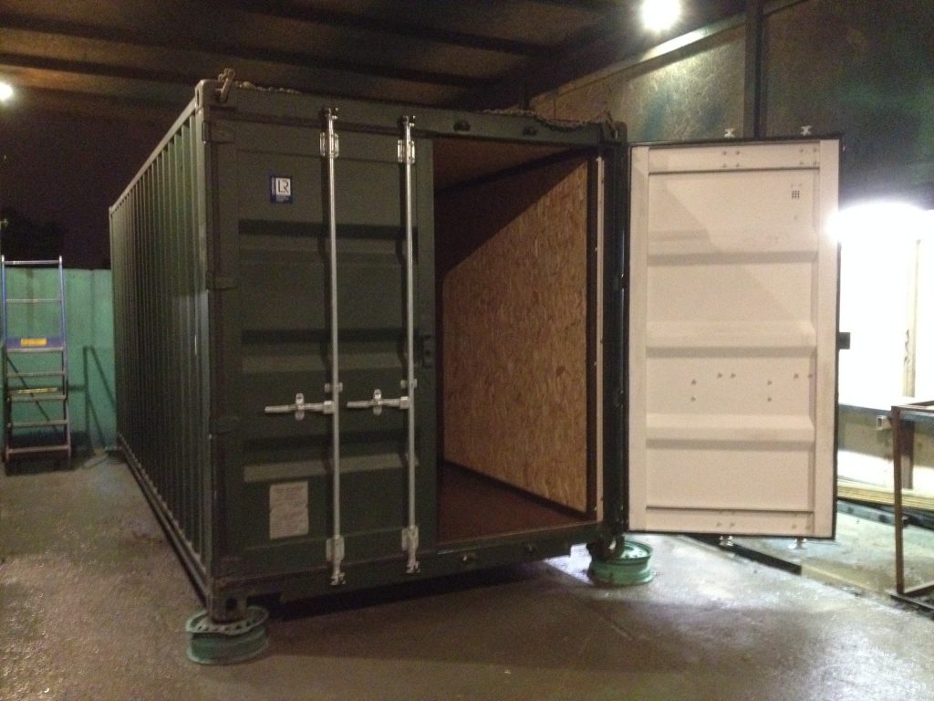 20ft x 8ft Green New One Way Shipping Container Ply Lined | www ...