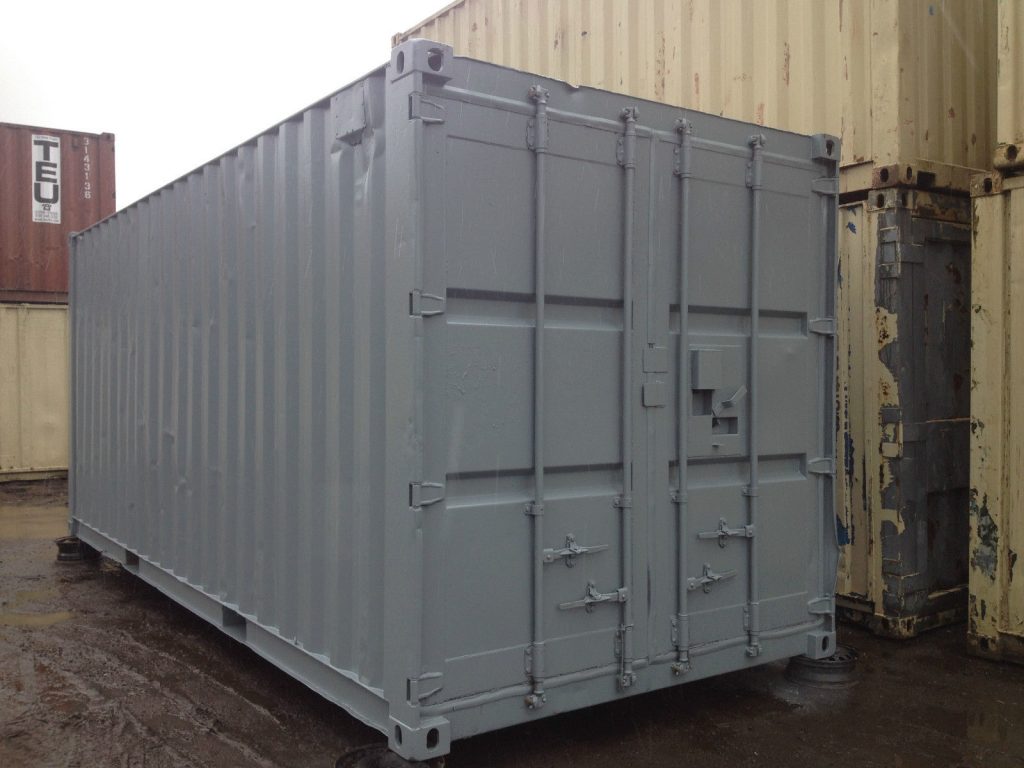 20ft x 8ft Purple Used Shipping Container | www ...