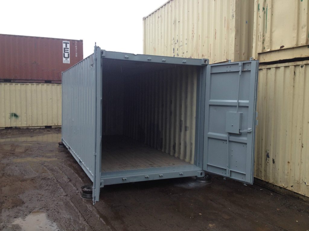 20ft x 8ft Purple Used Shipping Container | www ...