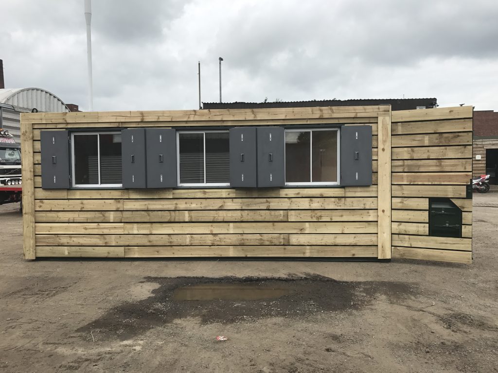 Cladded Portable Units | www.globalshippingcontainers.co.uk