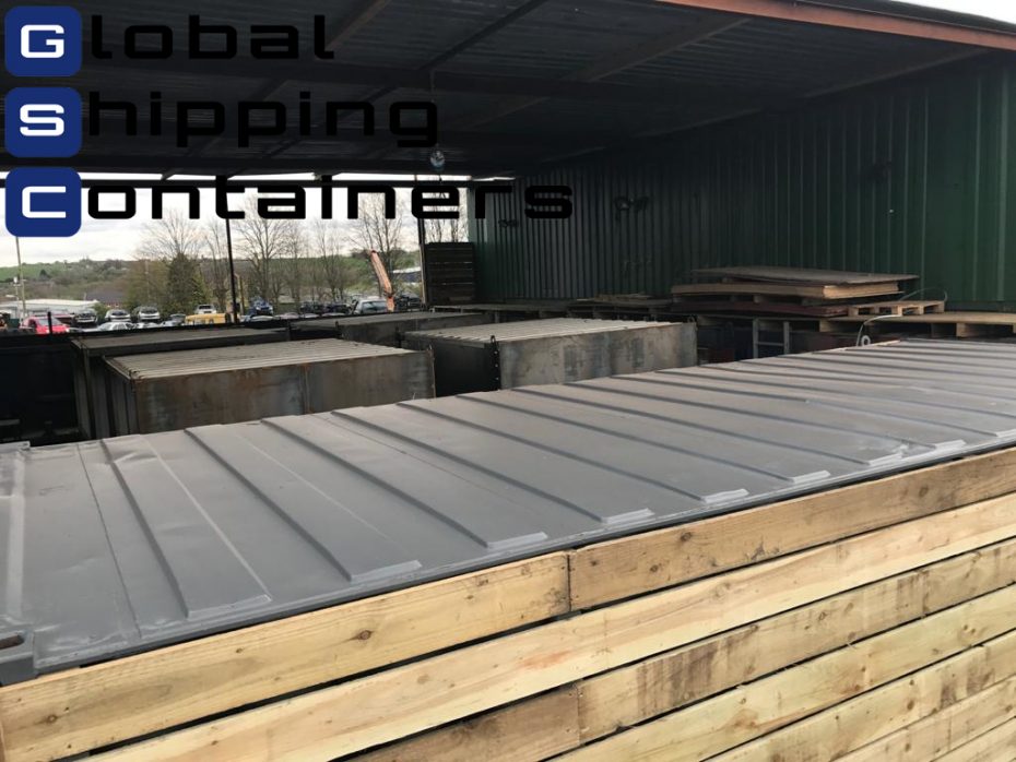 20ft x 8ft Cladded 50/50 Unit | www.globalshippingcontainers.co.uk